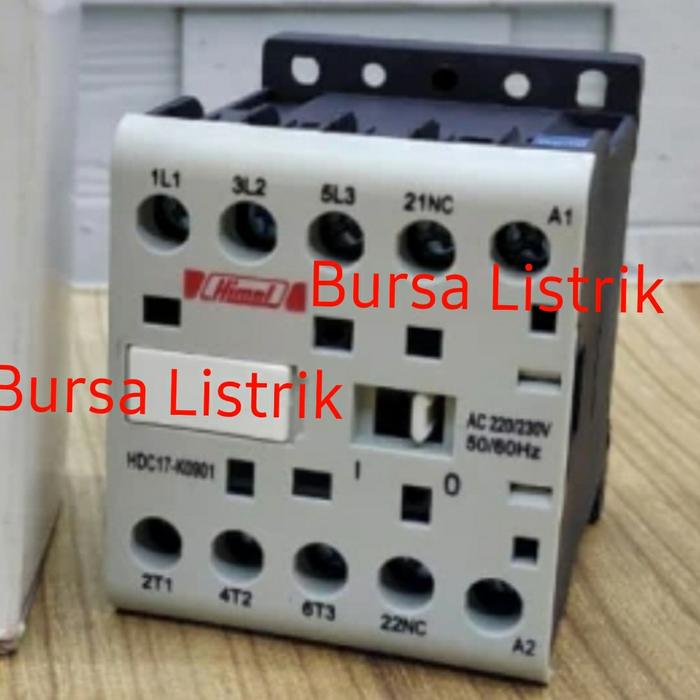 Jual Kontaktor Mini / Mini Magnetic Contactor Himel 3NO-1NC HDC17k93001 ...