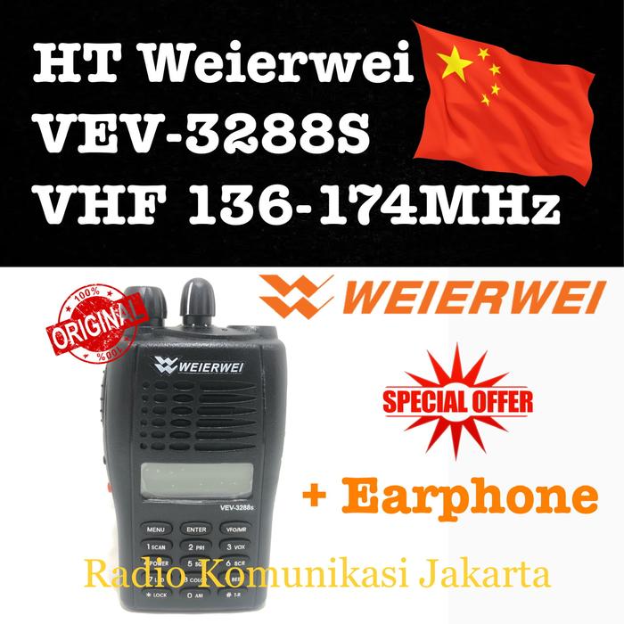 Jual Original Ori Ht Weierwei Vev3288s Vev 3288s 3288 Vhf 136-174mhz Di Seller Noelle ...