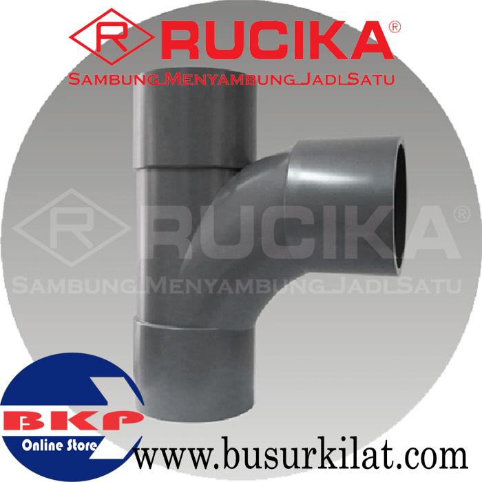 Jual Tee Way (TY) 3 Inch Pvc Rucika (AW) / Sambungan Pipa / Tee way ...