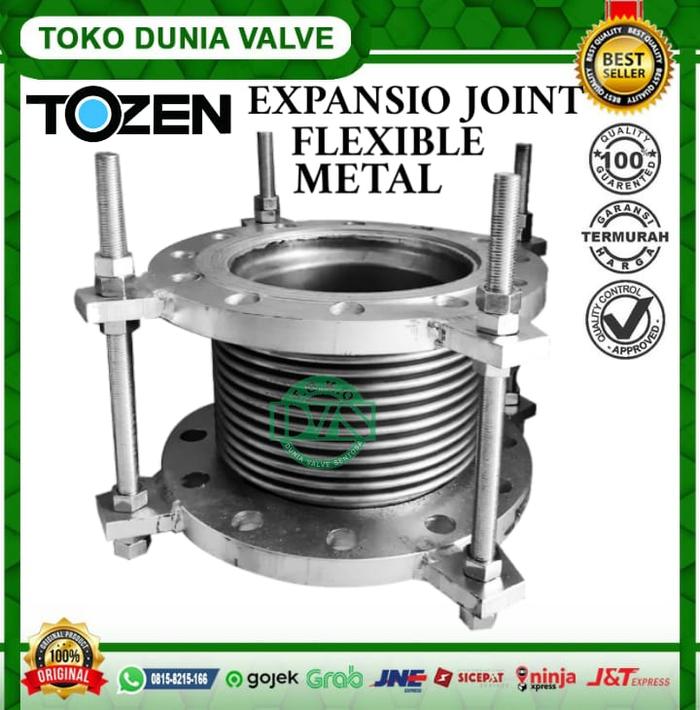 Jual EXPANSION JOINT JBF TOZEN SUS304 4INCH DN100X200MM WITH INNERSLEEVE - Jakarta Pusat - Toko ...