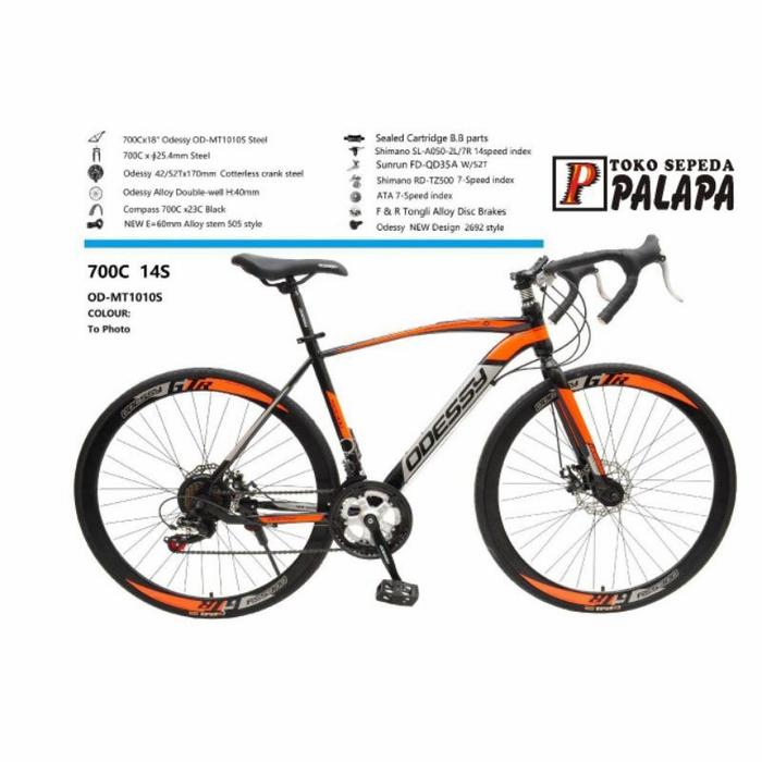 Jual SEPEDA BALAP ODESSY 700C Roadbike Road Bike Disk Oddesy odesy ...
