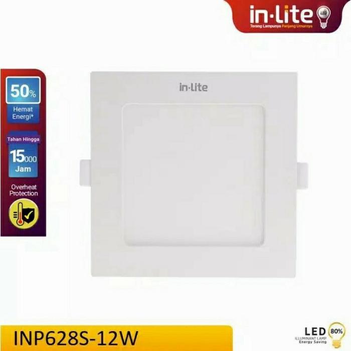 Jual Lampu LED PANEL Kotak INP628S 12W 12Watt 12 Watt InLite In-Lite ...