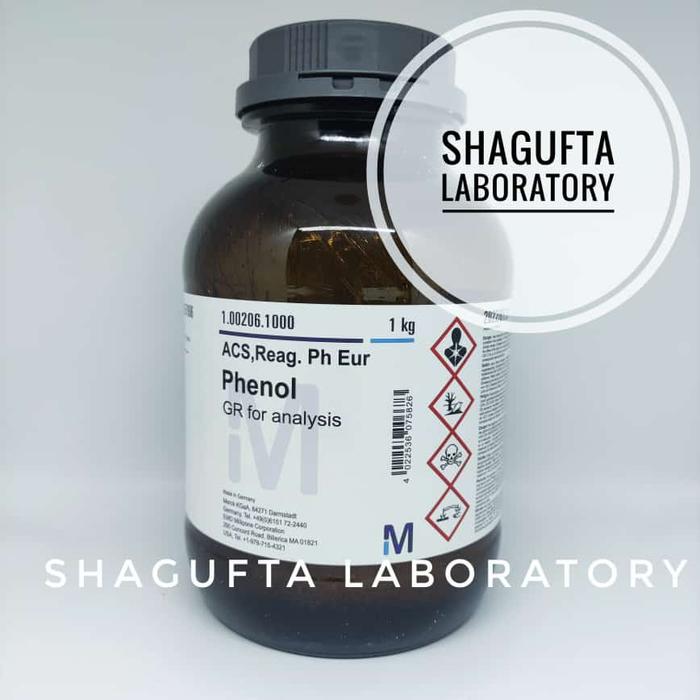 Jual PHENOL GR FOR ANALYSIS/ FENOL/ PENOL, 1 KG, MERCK, 100206 - Kota ...