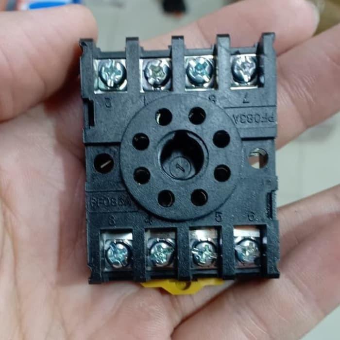 Jual Socket Relay PF083A-E 8 Pin Kaki Untuk H3BA H3CR MK2P Soket MERK ...