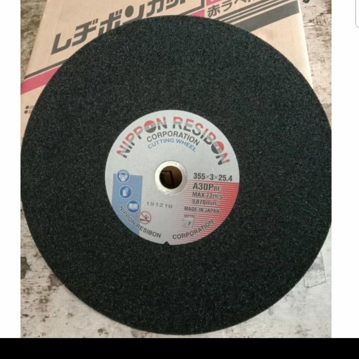 Jual BATU GERINDA POTONG NIPPON RESIBON 14" X 3MM / MATA CUTTING WHEEL ...