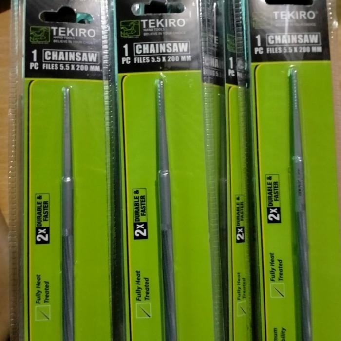 Jual TEKIRO CHAINSAW FILES 5.5 X 200 MM / KIKIR GERGAJI - Kota Bandung ...