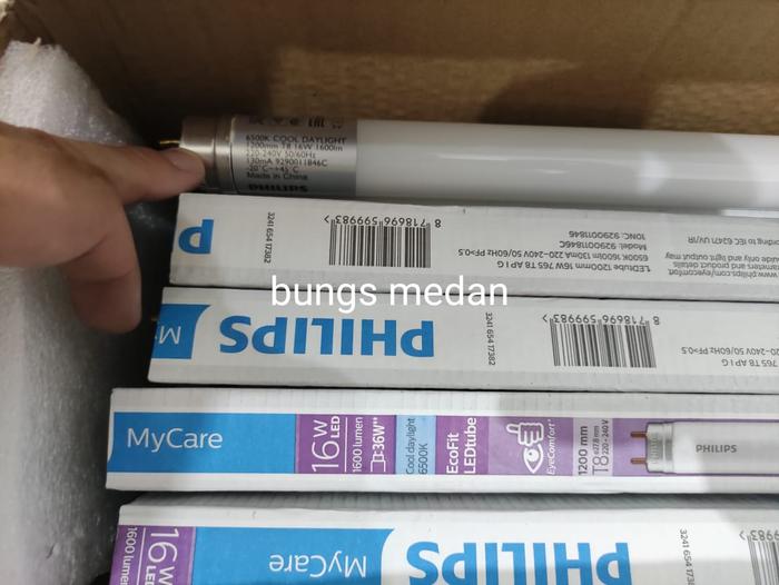 Jual Philips TL LEDTube 16w 16 WATT PUTIH TL-LED LED TUBE L1200 ECOFIT ...