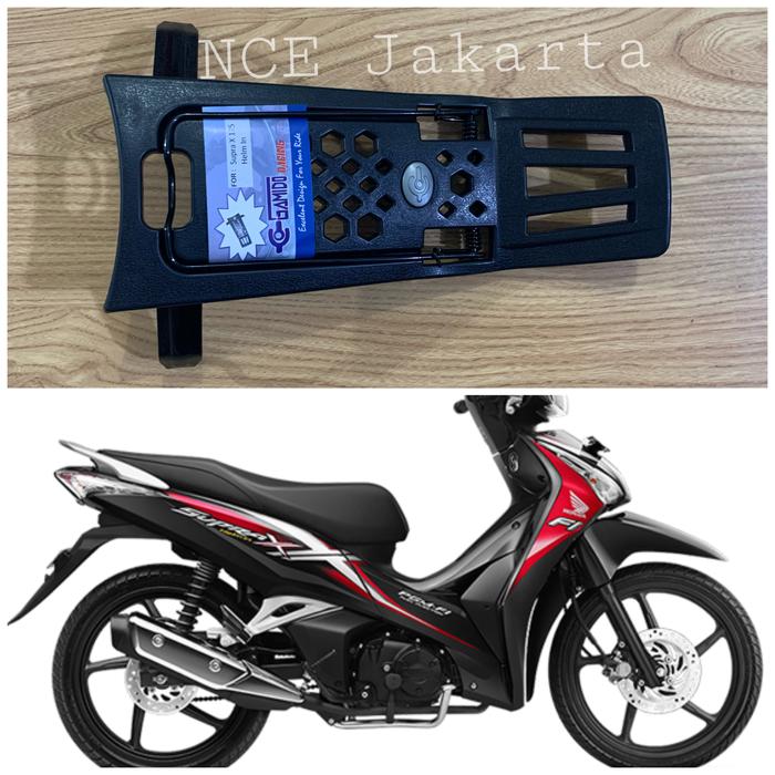Jual BAGASI TENGAH DUDUKAN TEMPAT BARANG SUPRA X HELM IN 125 - Jakarta ...