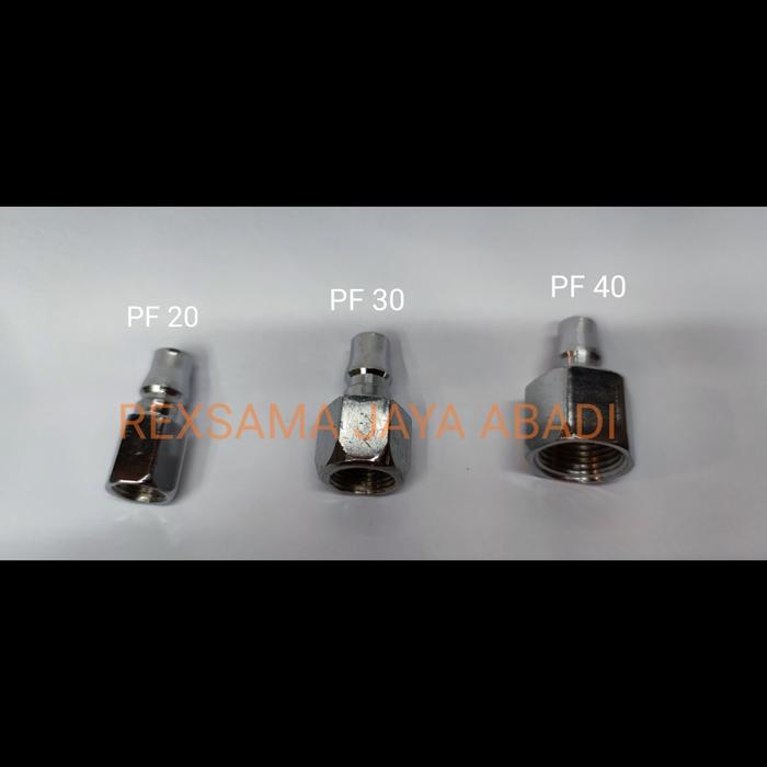 Jual QUICK COUPLER ANGIN PF 20, PF 30, PF 40 / DRAT DALAM 1/4 , 3/8 , 1 ...