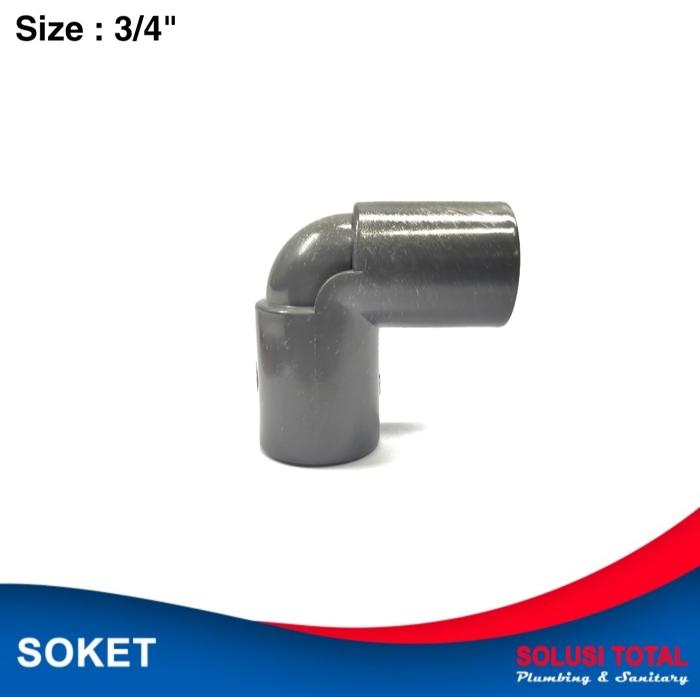 Jual Knee AW PVC 3/4 Inch Elbow Knie 3/4" SOKET - Jakarta Selatan ...