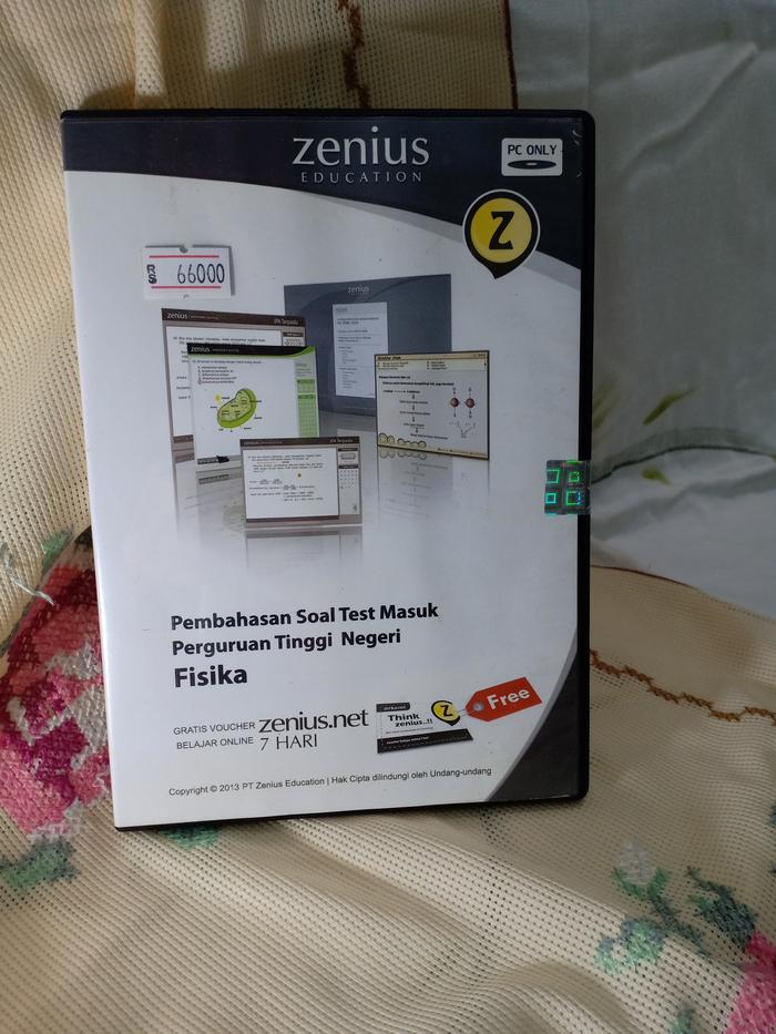 Jual Modul Belajar Cd Zenius Pembahasan Soal Test Masuk Ptn - Fisika Di ...