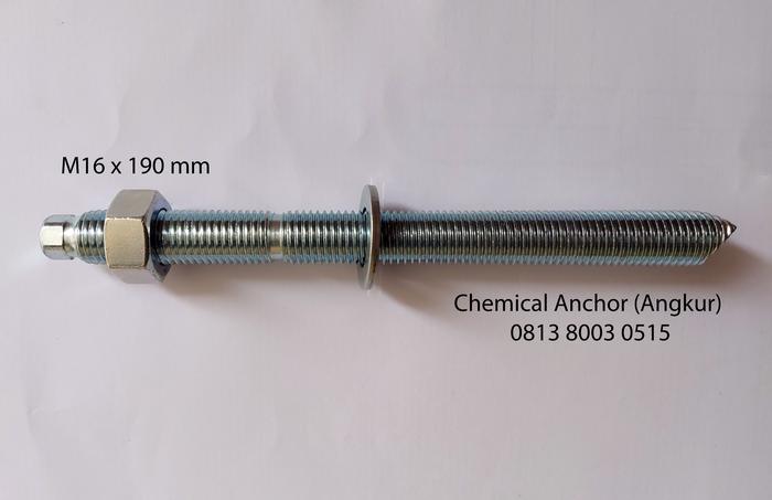 Jual STUD BOLT CHEMICAL ANCHOR / CHEMICAL ANCHOR M16 x 190 MM - Kota Tangerang - Chemical Anchor ...