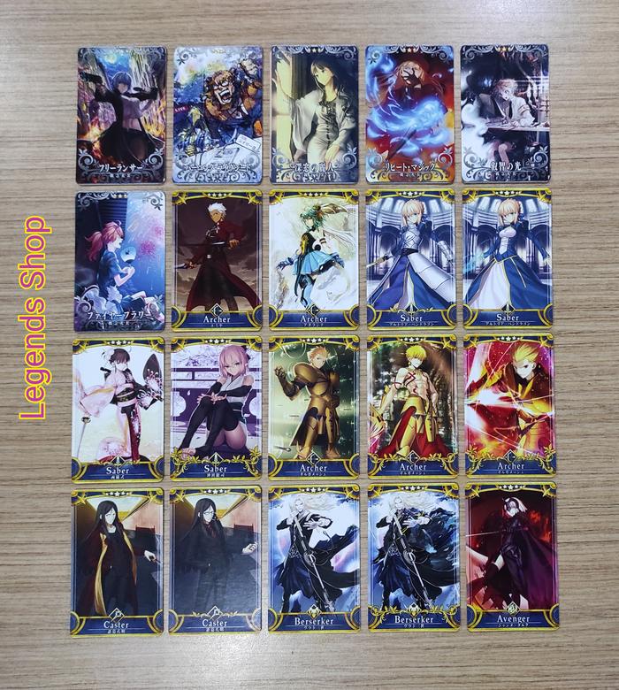 Jual Kartu Fate Grand Order Anime FGO Arcade Essence Servant Card Set F ...