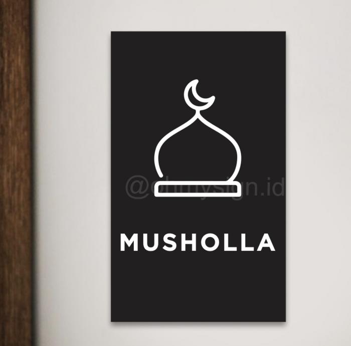Promo SIGN AKRILIK MUSHOLLA | ACRYLIC SIGNAGE PRINTED | MUSHOLLA ...