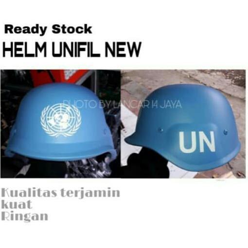 Jual TERLARIS!!! HELM PENDIDIAKAN CUSTOM MILITER UN/SAFETY HELMET UN ...