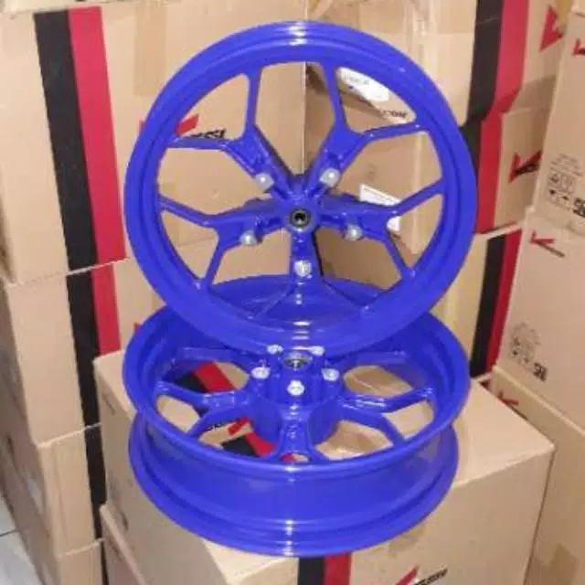 Jual Velg rossi double disc Vixion New R15 Old v2 tapak lebar 3inc 4 ...