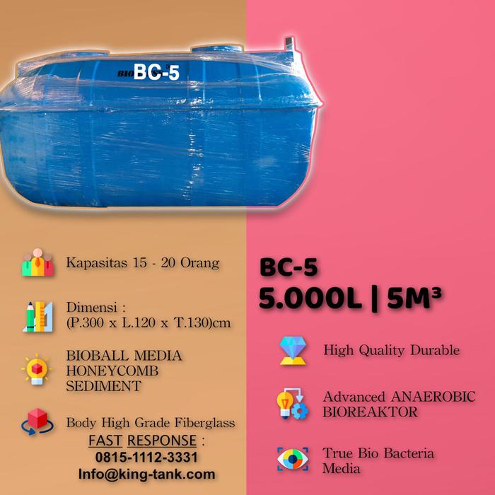 Jual BIOFILTER Septic Tank 5000 liter / 5M3 - BIOTANK INDONESIA - Kab ...