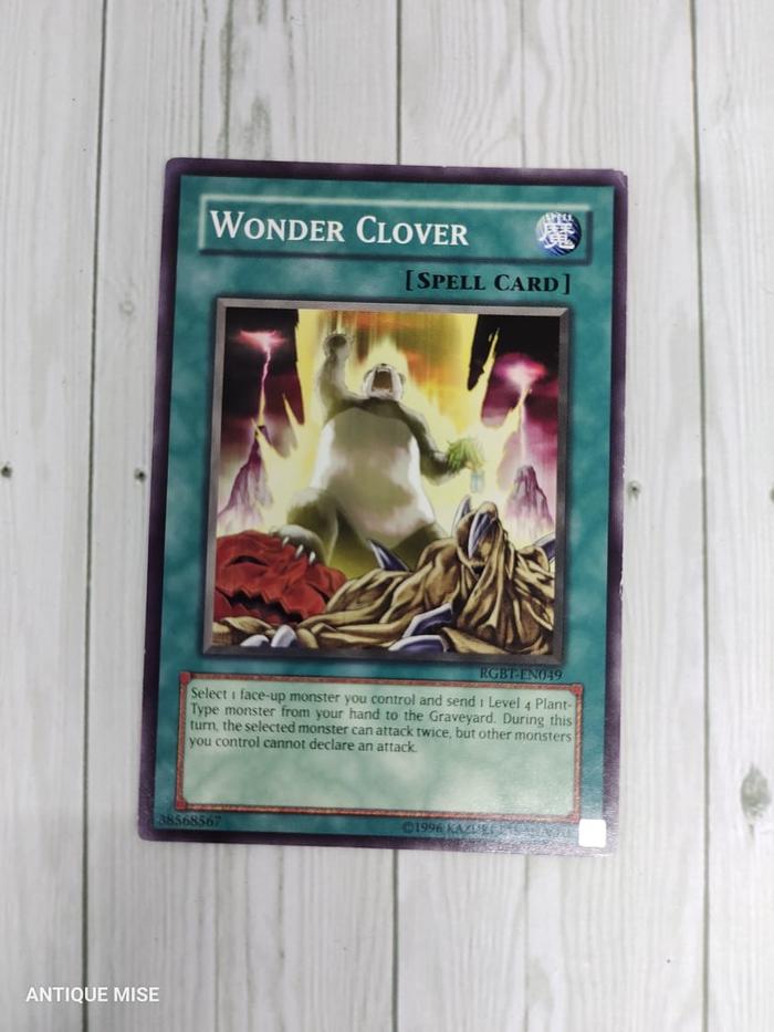 Jual kartu yugioh original wonder clover - Jakarta Pusat - Antique mise ...