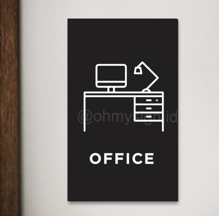 Jual SIGN AKRILIK OFFICE | LABEL OFFICE SIGN AKRILIK PRINTED - Jakarta ...