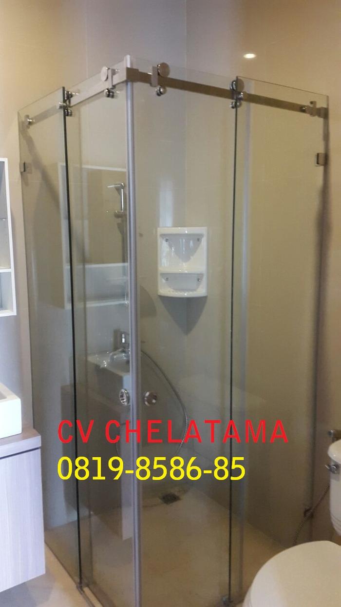 Jual SHOWER BOX SLIDING DOUBLE-KACA 10 MM TEMPERED-SHOWER BOX KACA ...