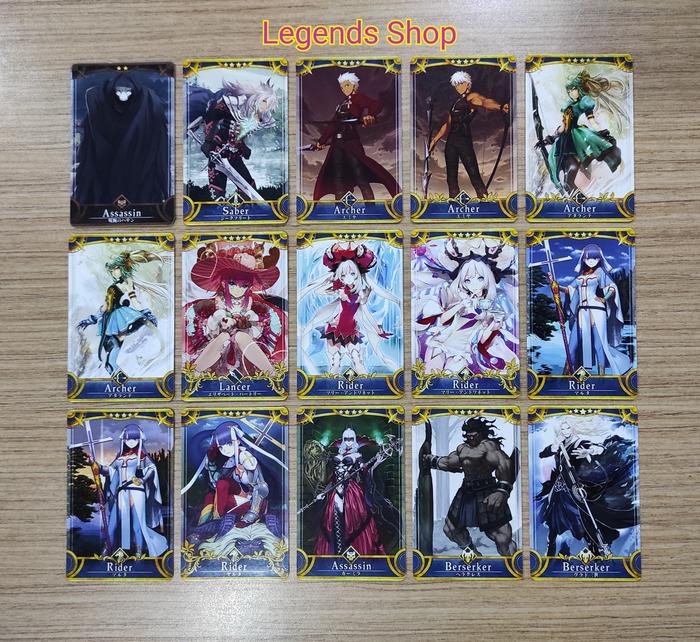 Jual Kartu Fate Grand Order Anime FGO Arcade 2 n 4 Star Servant Card ...