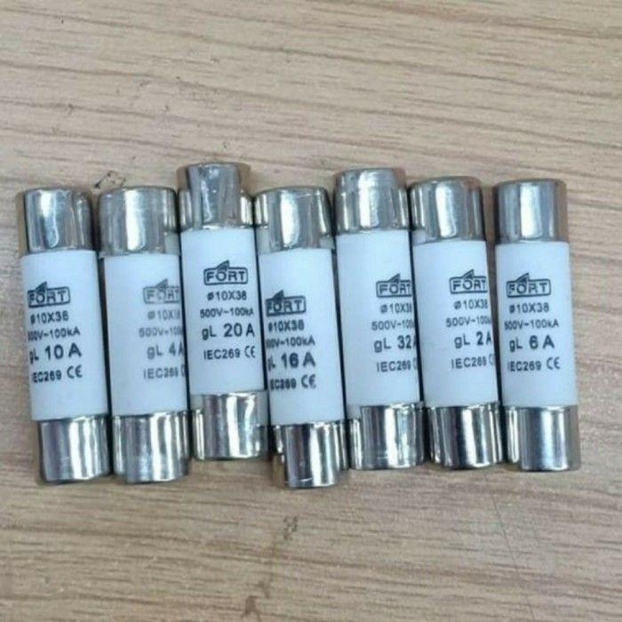 Jual Fuse Link FORT 10x38 10 x 38 2A 4A 6A 10A 16A 20A 25A 32A ...