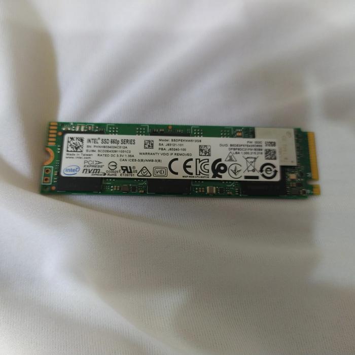 Jual ssd nvme 512GB merk intel 660p - Kab. Bekasi - zahidcom | Tokopedia