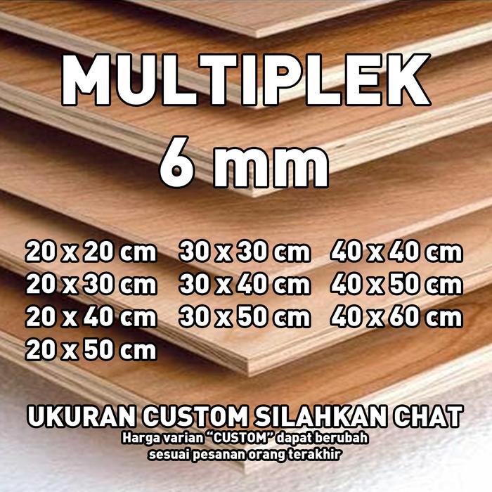Jual MULTIPLEK / TRIPLEK 6 MM berbagai UKURAN CUSTOM - CUSTOM - Jakarta ...