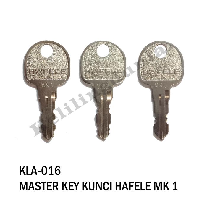 Jual Anak Kunci Laci Hafele SYMO-3000 Master Key Lemari Asli MK1 MK2 ...