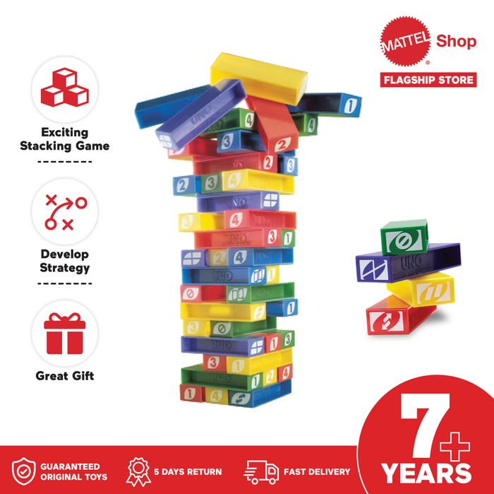 Jual UNO Stacko - Permainan - Kota Tangerang - Mattel Shop | Tokopedia