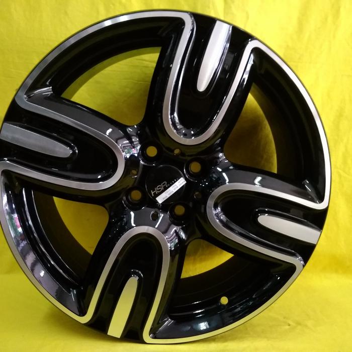 Jual Velg Mobil Mini Cooper Ring 17 Lubang 4X100 Black Polish - Jakarta ...