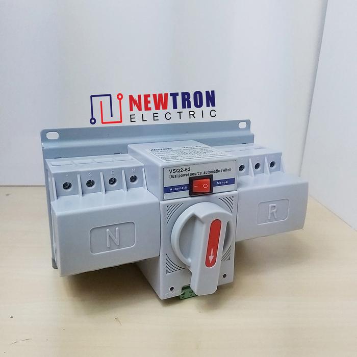 Jual ATS 63A 4P Automatic Transfer Switch Otomatis PLN Genset Vision - Jakarta Utara - Newtron ...