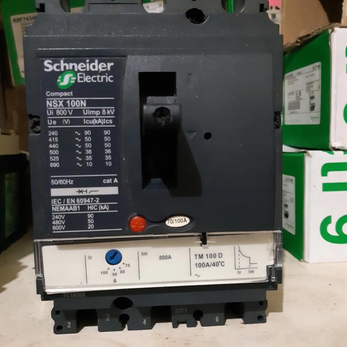 Jual Mccb schneider NSX 100N 3P 100A original - Jakarta Pusat - Queen ...