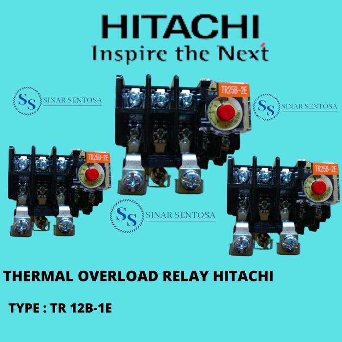 Jual TR 12B-1E OVERLOAD RELAY HITACHI RANGE AMPERE ( 9 A ) - Jakarta ...
