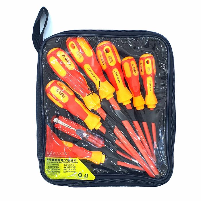 Jual Obeng Listrik Set 8pcs 1000v Electrical Insulation Screwdriver ...