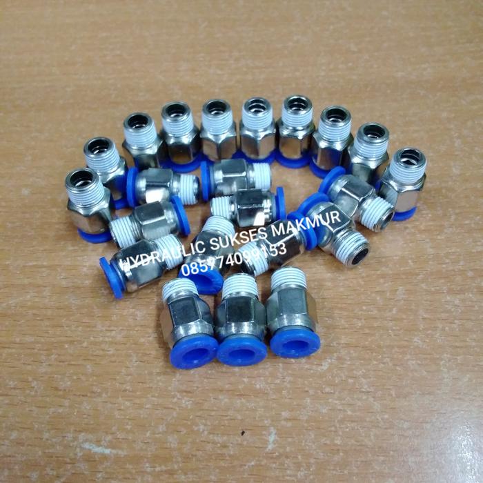 Jual PC 06-01 NEPLE ANGIN SELANG 6MMX1/8" MALE HPC BLUE - Jakarta Barat ...