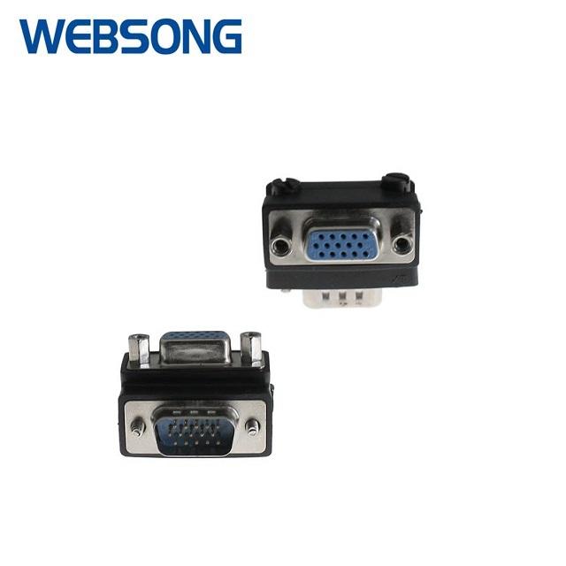 Jual Connector VGA Male to Female 90Degree L Shape websong - Kota ...