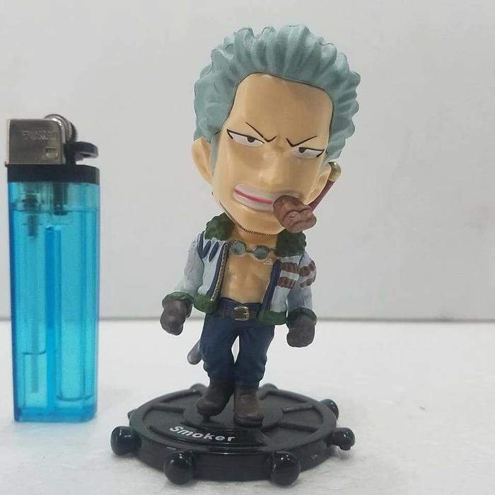 Jual mainan static figure the smoker chibi one piece mini fig status ...