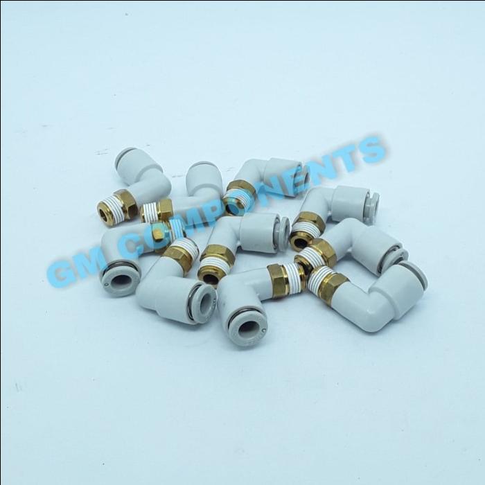 Jual SMC FITTING ELBOW, MALE CONNECTOR, 6MM, DRAT 1/8" | KQ2L06-01S - Kota Tanjung Pinang - GM ...