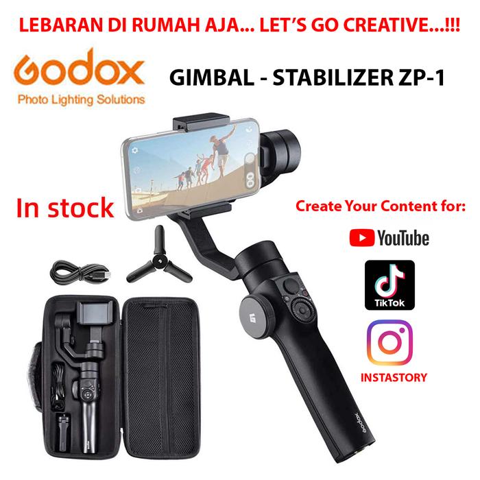 Jual Godox Gimbal Stabilizer ZP1 Smartphone - for Content Creator ...
