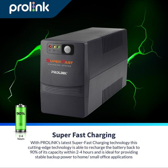 Jual Ups Prolink Pro1250sfcu 1250va 750w Super Fast Charging With Usb Port Di Seller Velvet ...