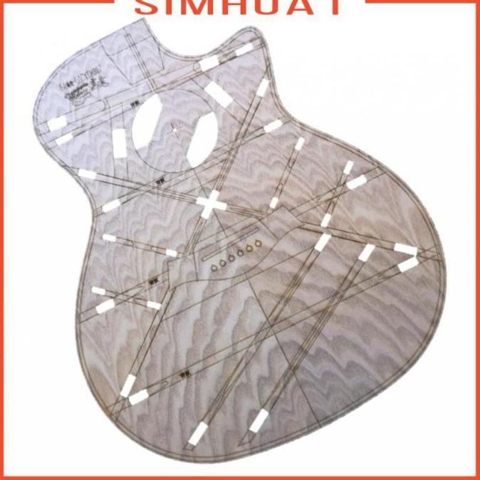 Jual Simhoa1 Cetakan Template Badan Gitar Akustik Bahan Kayu Uklaris Di ...