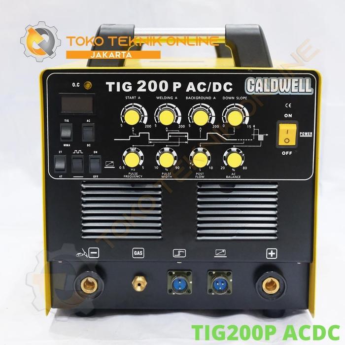 Jual Mesin Las Listrik Argon Inverter TIG 200P AC/DC CALDWELL - Jakarta ...