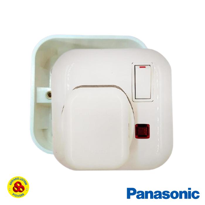 Jual Panasonic Stop Kontak AC SET WBJ1214 - 3K Plug WEJ9111 Outbow ...