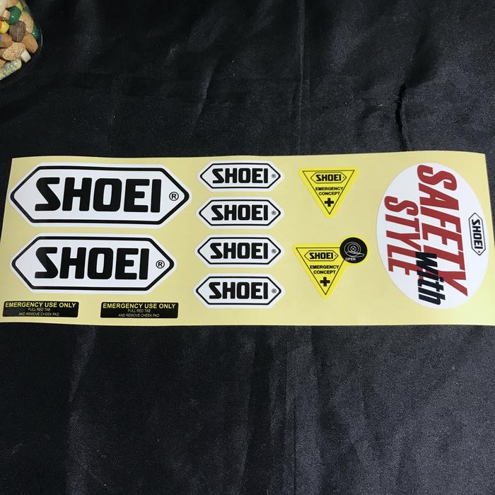 Jual Sticker Pack SHOEI Helmet - Jakarta Timur - Ferdesign Sticker ...