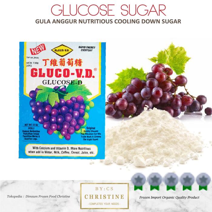 Jual GLUCO-V.D GULA ANGGUR GLUCO VD GLUCOLIN GLUCOSE GLUKOSA DEXTROSE ...
