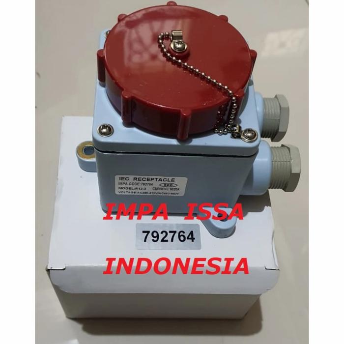 Jual 792764 - Watertight Receptacle, 3+Earth,CAPA AC 500V 16/20A R12-3 ...