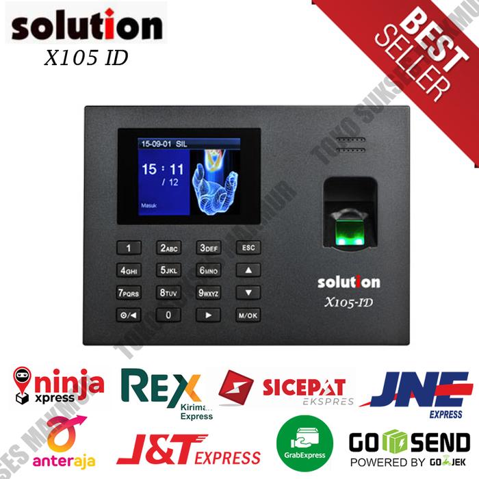 Jual Solution X105-ID Mesin Absensi & Akses Door Finger Print RFID ...