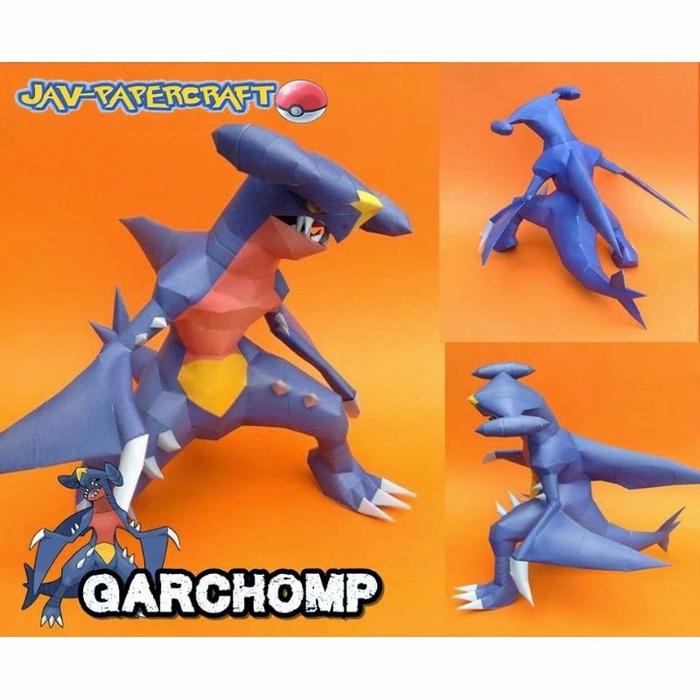 Jual Pokemon Garchomp Papercraft - Kab. Bekasi - Papercraft Tiviti ...