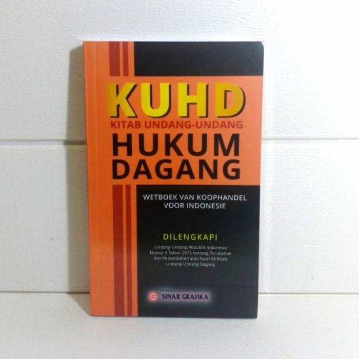Jual Buku Kuhd Kitab Undang Undang Hukim Dagang Original Bumi Aksara Di ...